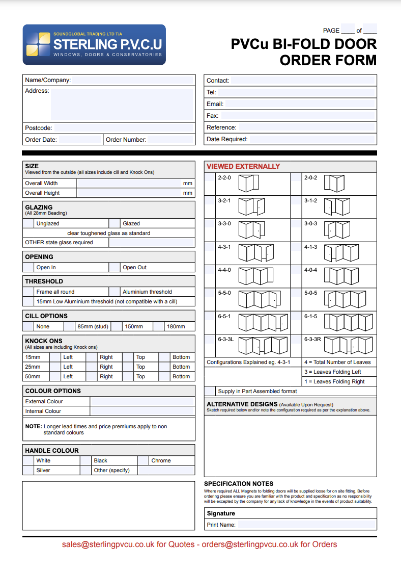 Knowledge Hub - Download Brochures & Technical Specs - Sterling Windows ...