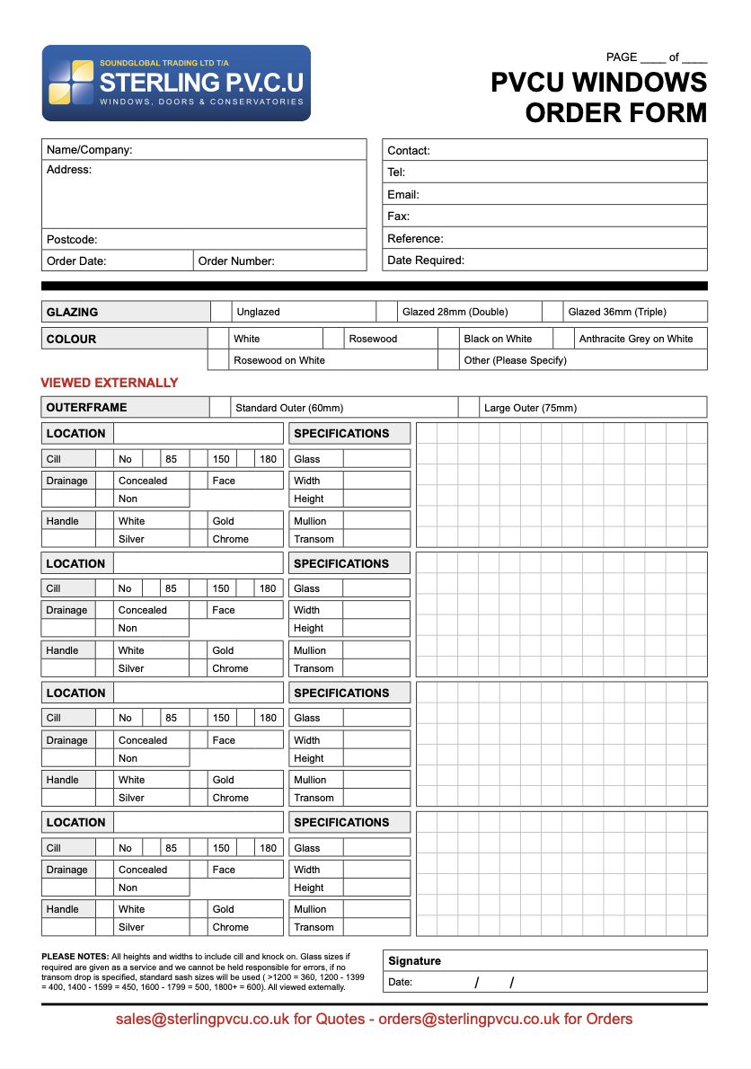 Knowledge Hub - Download Brochures & Technical Specs - Sterling Windows ...